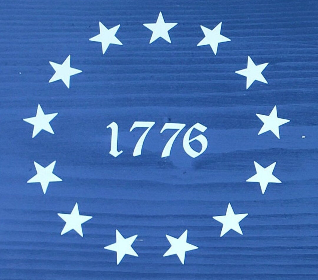 Betsy Ross 1776 Stars CNC, Laser Engraving, Cricut - Etsy
