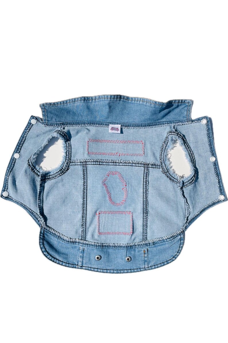 Custom Denim Pet Battle Vest Size XX Large (small Dog) - Etsy