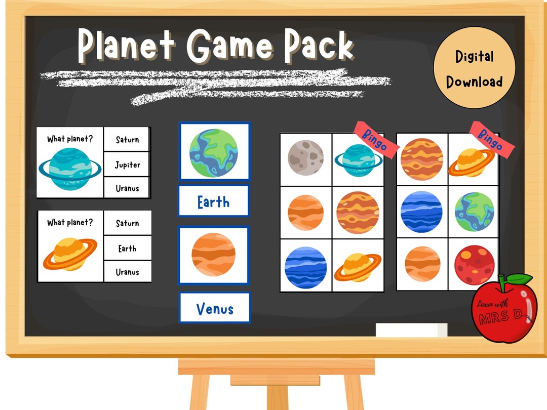 Planet Game Pack Digital Download - Etsy
