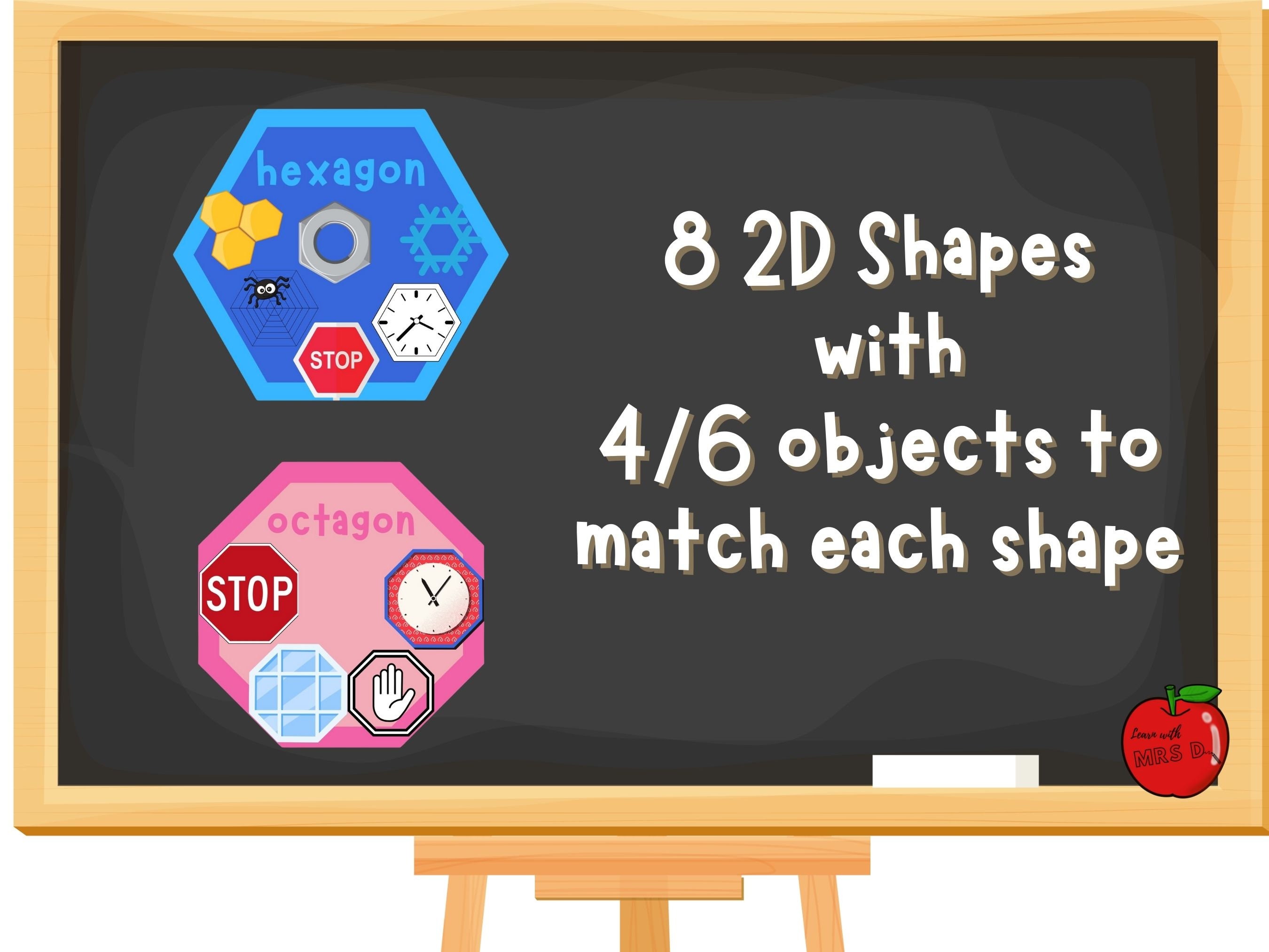 2D Shape Matching Game Digital Download - Etsy