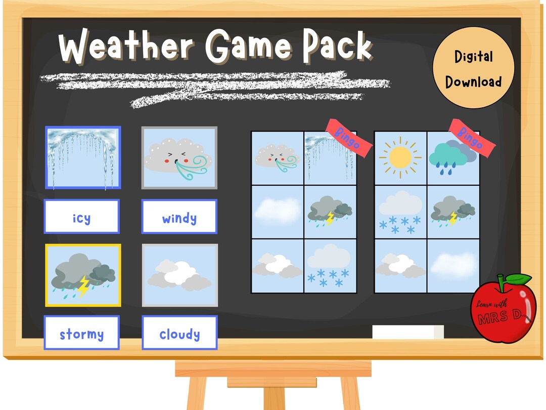 Weather Game Pack Digital Download - Etsy