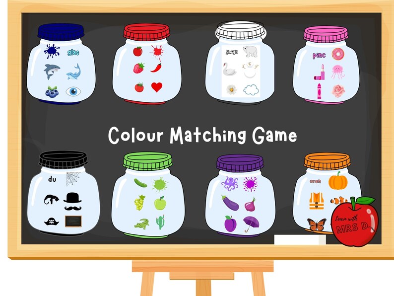 Welsh Colour Matching Game Pack - Etsy UK