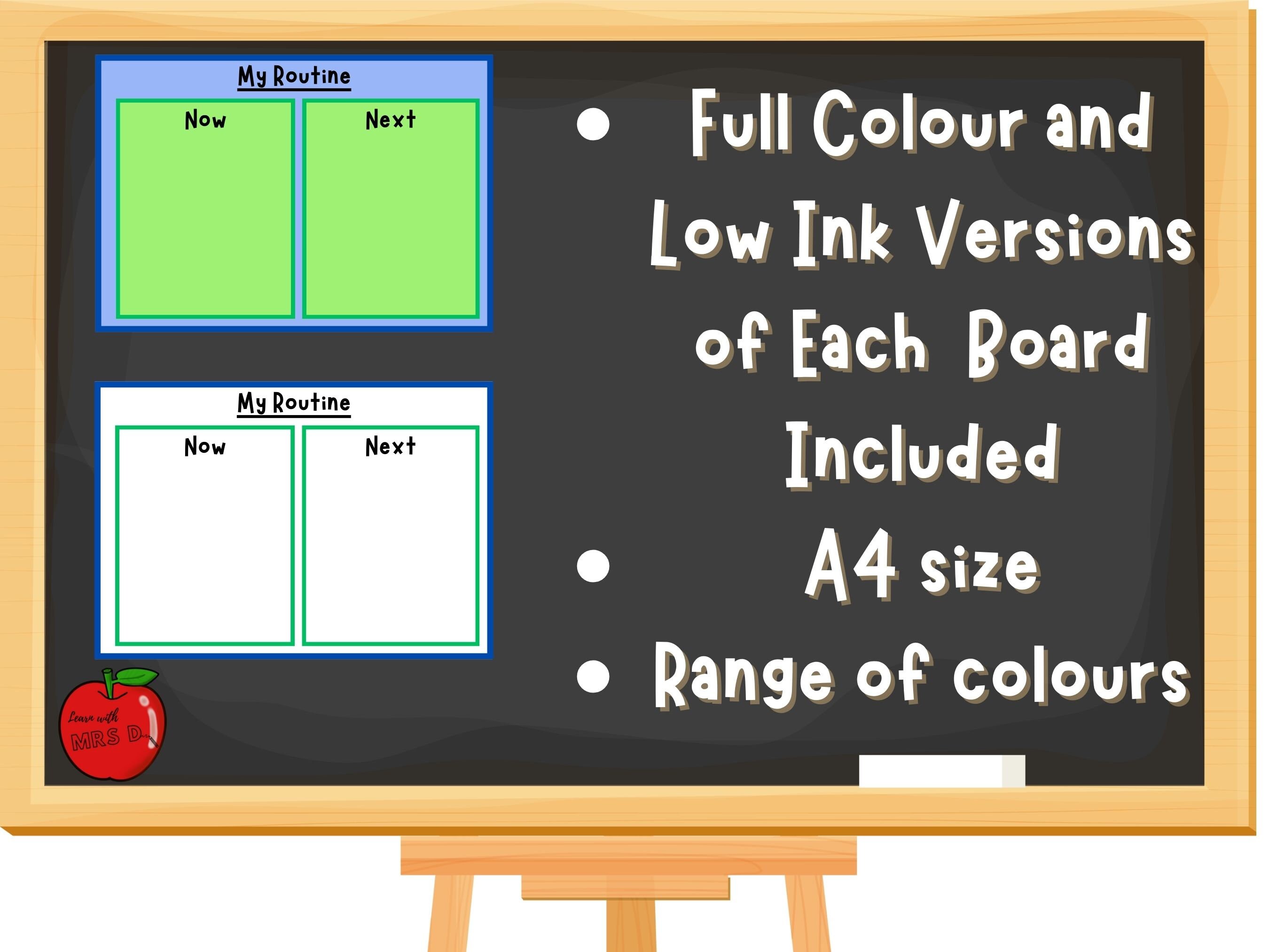 Daily Routine Boards Visual Timetable - Etsy