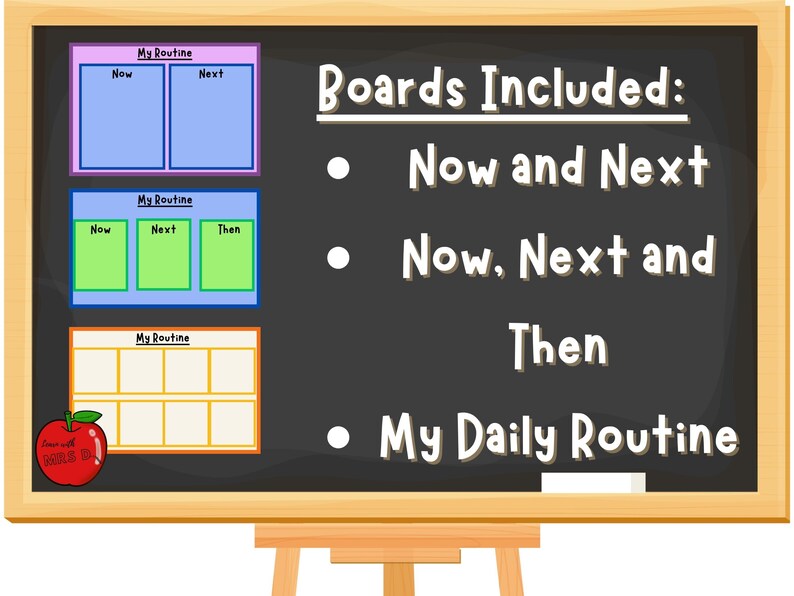 Daily Routine Boards Visual Timetable - Etsy UK