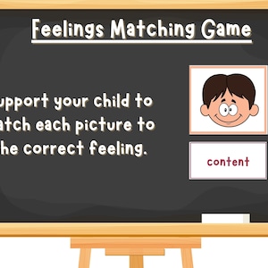 Feelings Matching Game Digital Download - Etsy UK