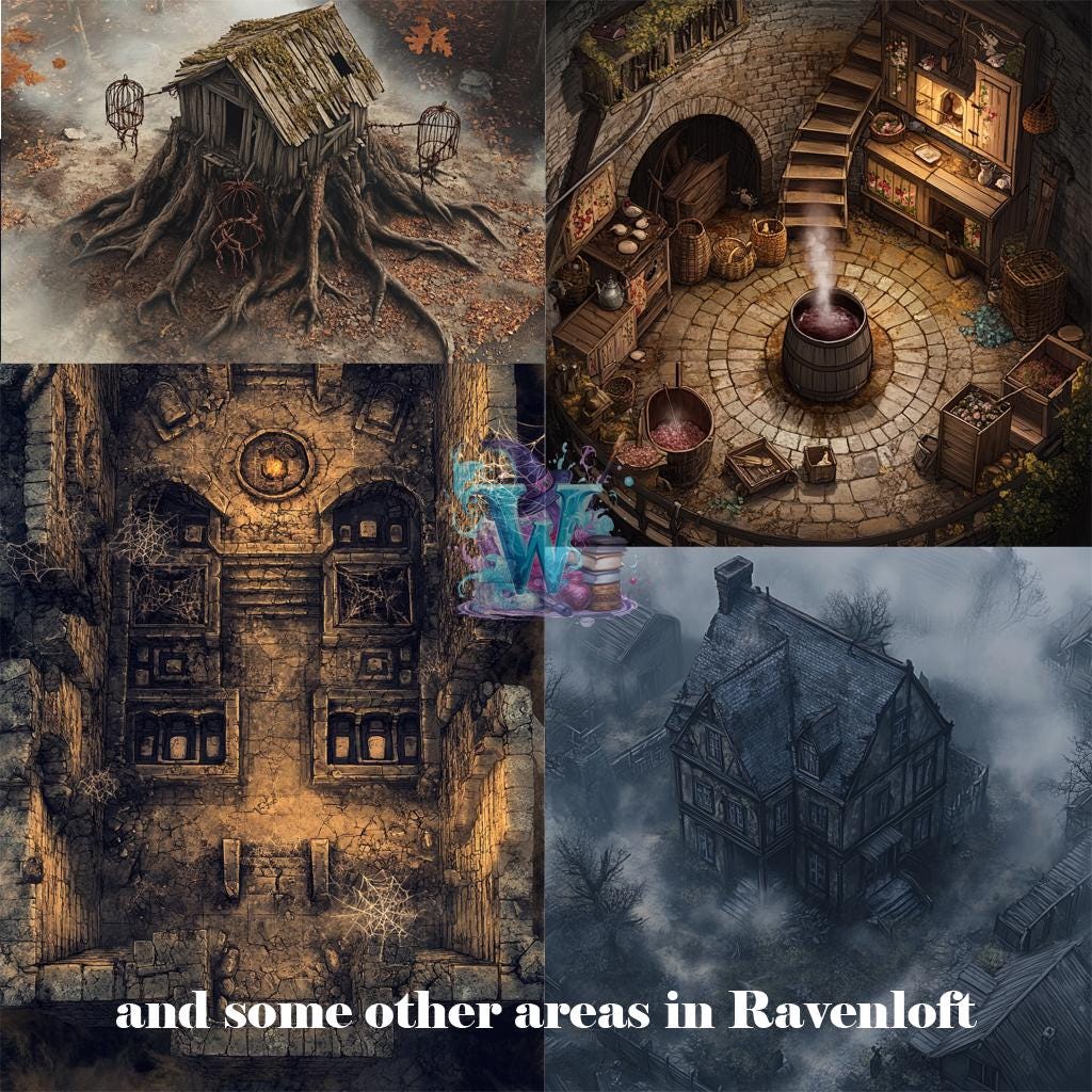 200+ Ravenloft Dnd Battlemap, Pathfinder, Dungeons and Dragons ...