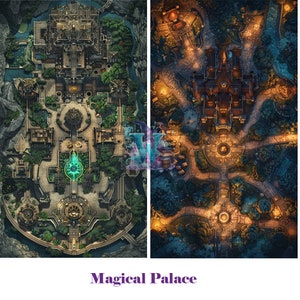 100+ Feywild Dnd Battlemap, Pathfinder, Pen and Paper, Feywild, Indoor ...