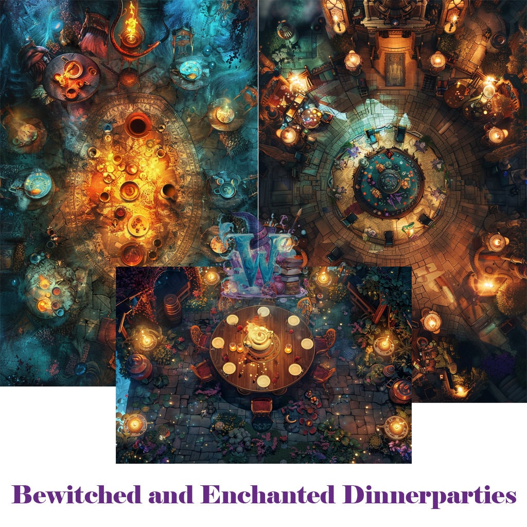 100 Feywild Dnd Battlemap, Pathfinder, Pen and Paper, Feywild, Indoor ...