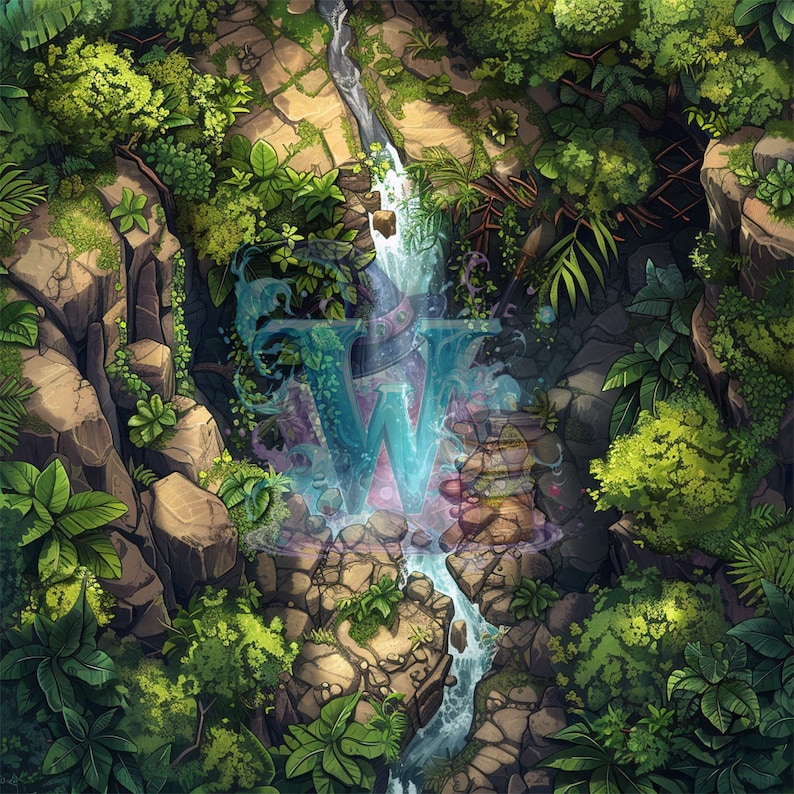 100+ Jungle Dnd Battlemap, Pathfinder, Pen and Paper, Jungle, Temple ...