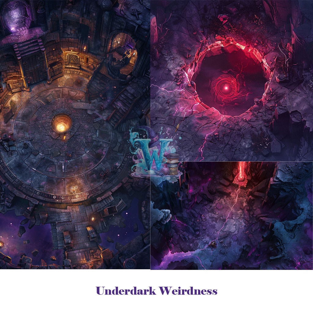 200 Underdark Dnd Battlemap, Pathfinder, Pen and Paper, Underdark ...