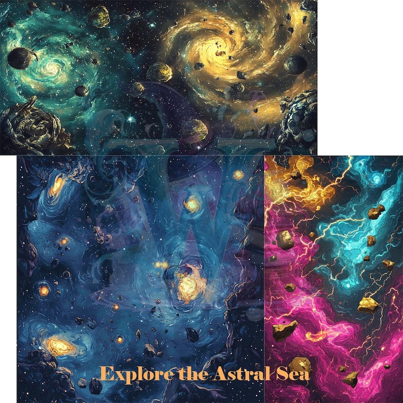 100+ Astral Sea Dnd Battlemap, Dungeons and Dragons, Spelljammer ...
