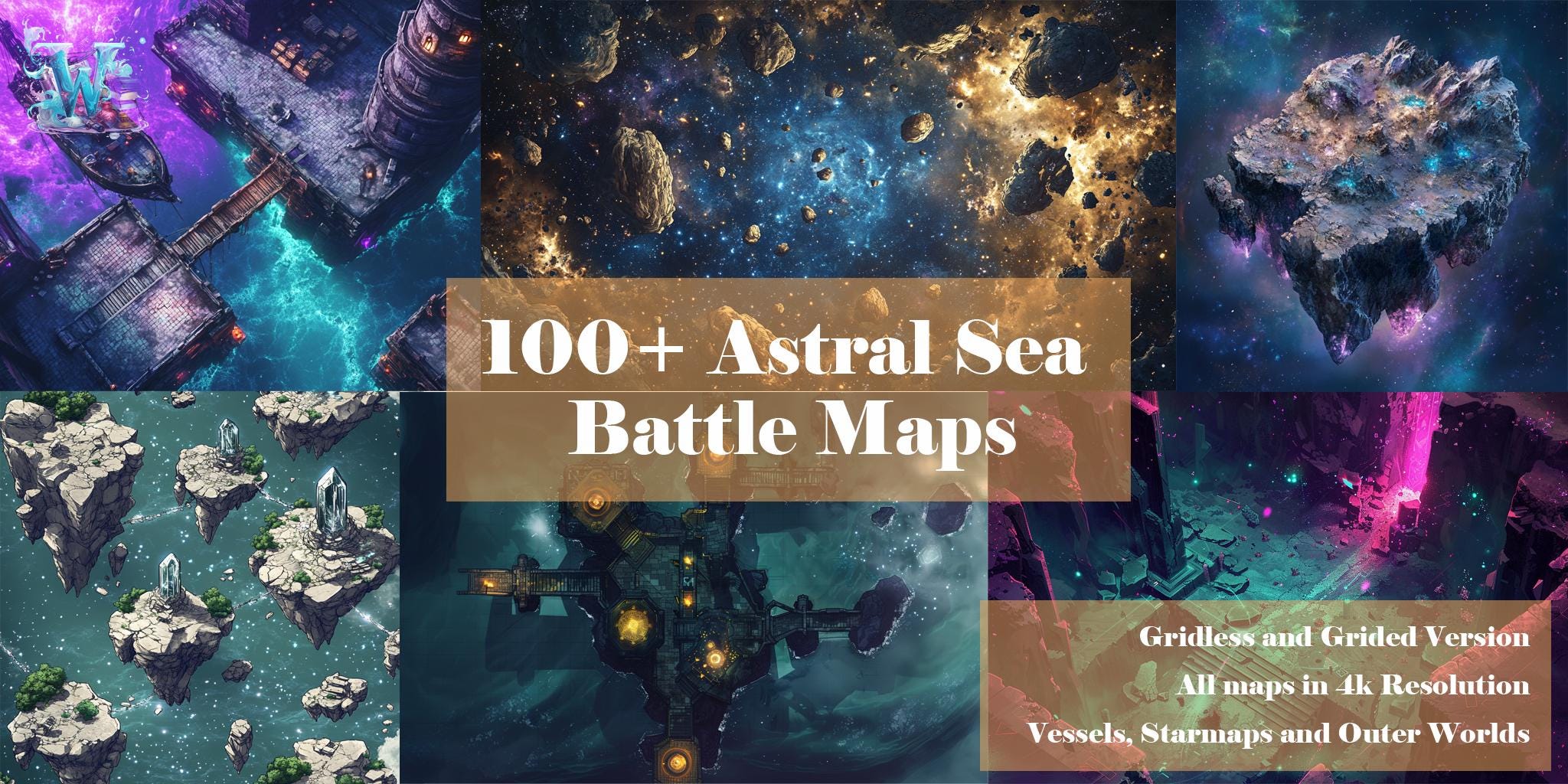 100+ Astral Sea Dnd Battlemap, Dungeons and Dragons, Spelljammer ...