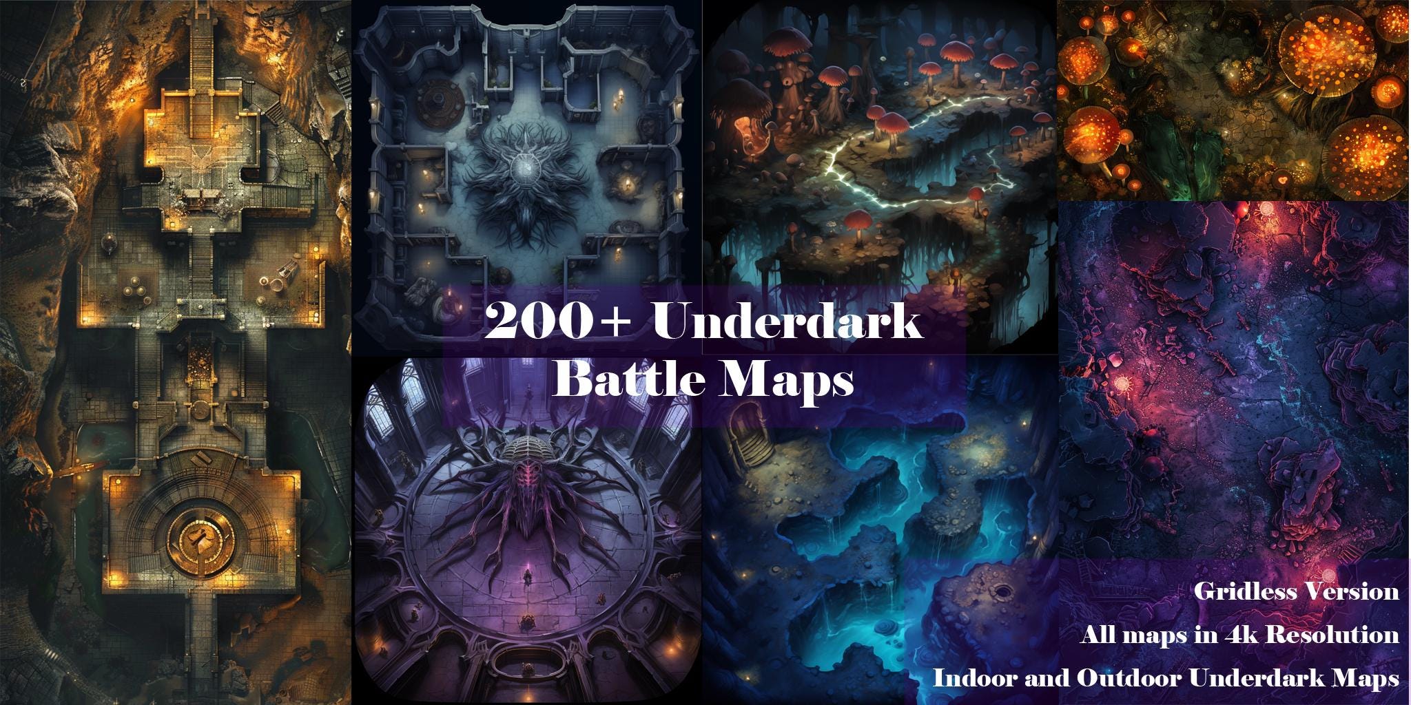 1000+ Battle Map Bundle for Dnd, Pen and Paper, Pathfinder Including ...