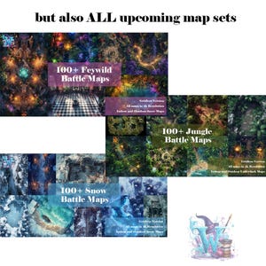 1000+ Battle Map Bundle for Dnd, Pen and Paper, Pathfinder Including ...