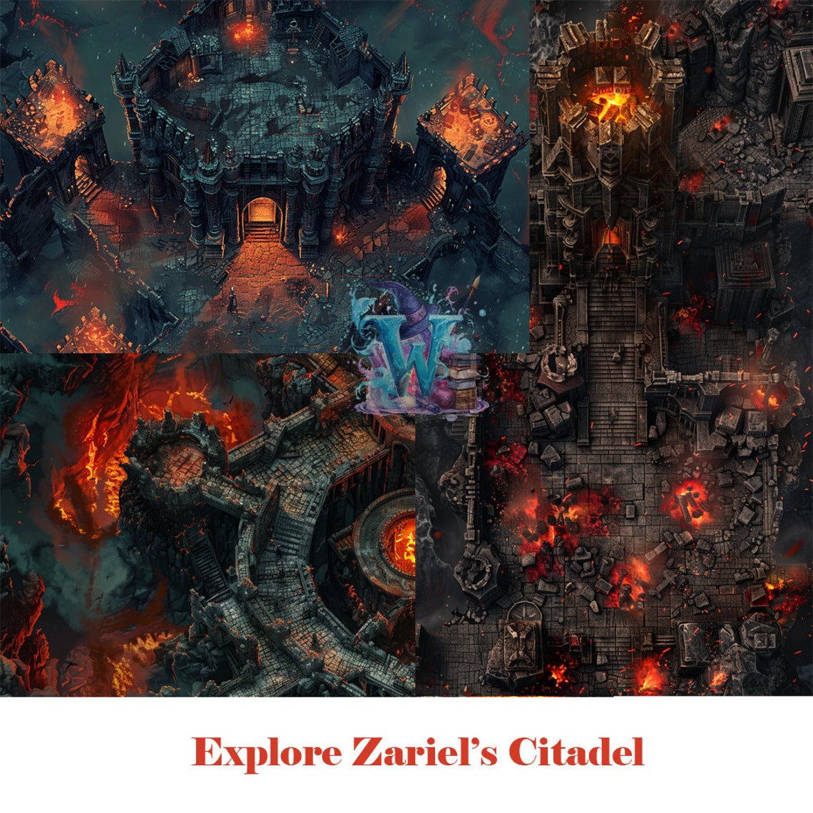 200+ Avernus Dnd Battlemap, Pathfinder, Dungeons and Dragons, Avernus ...