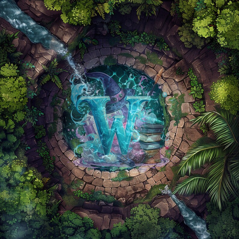 100+ Jungle Dnd Battlemap, Pathfinder, Pen and Paper, Jungle, Temple ...