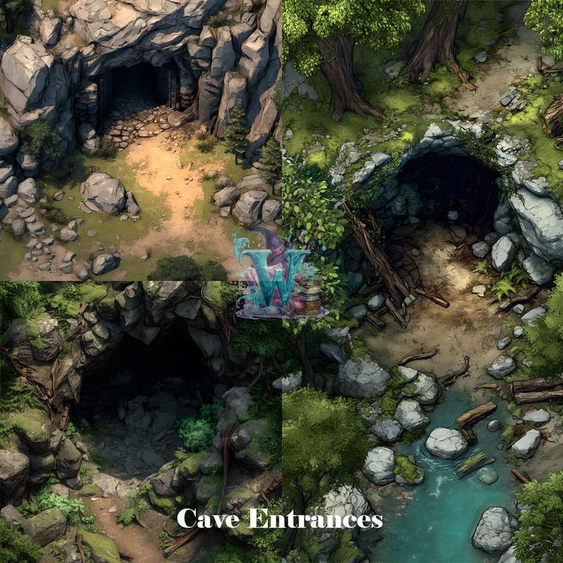 100+ Forest Dnd Battlemap, Pathfinder, Dungeons and Dragons, Campsite ...