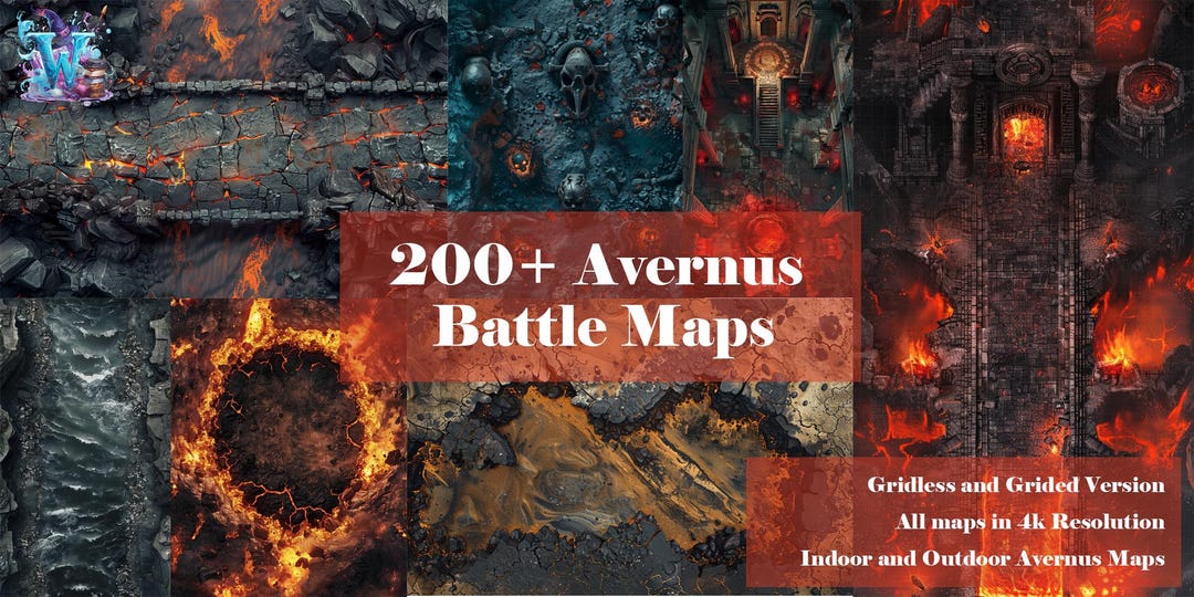 200+ Avernus Dnd Battlemap, Pathfinder, Dungeons and Dragons, Avernus ...