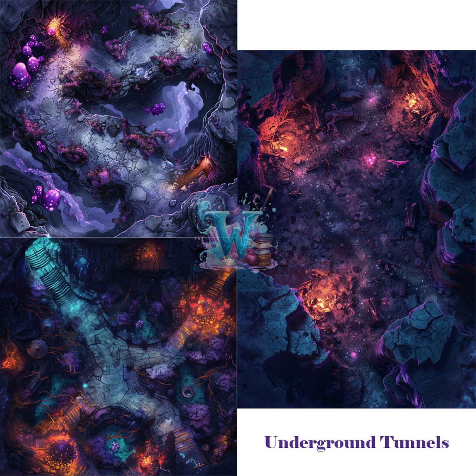 200+ Underdark Dnd Battlemap, Pathfinder, Dungeons and Dragons ...