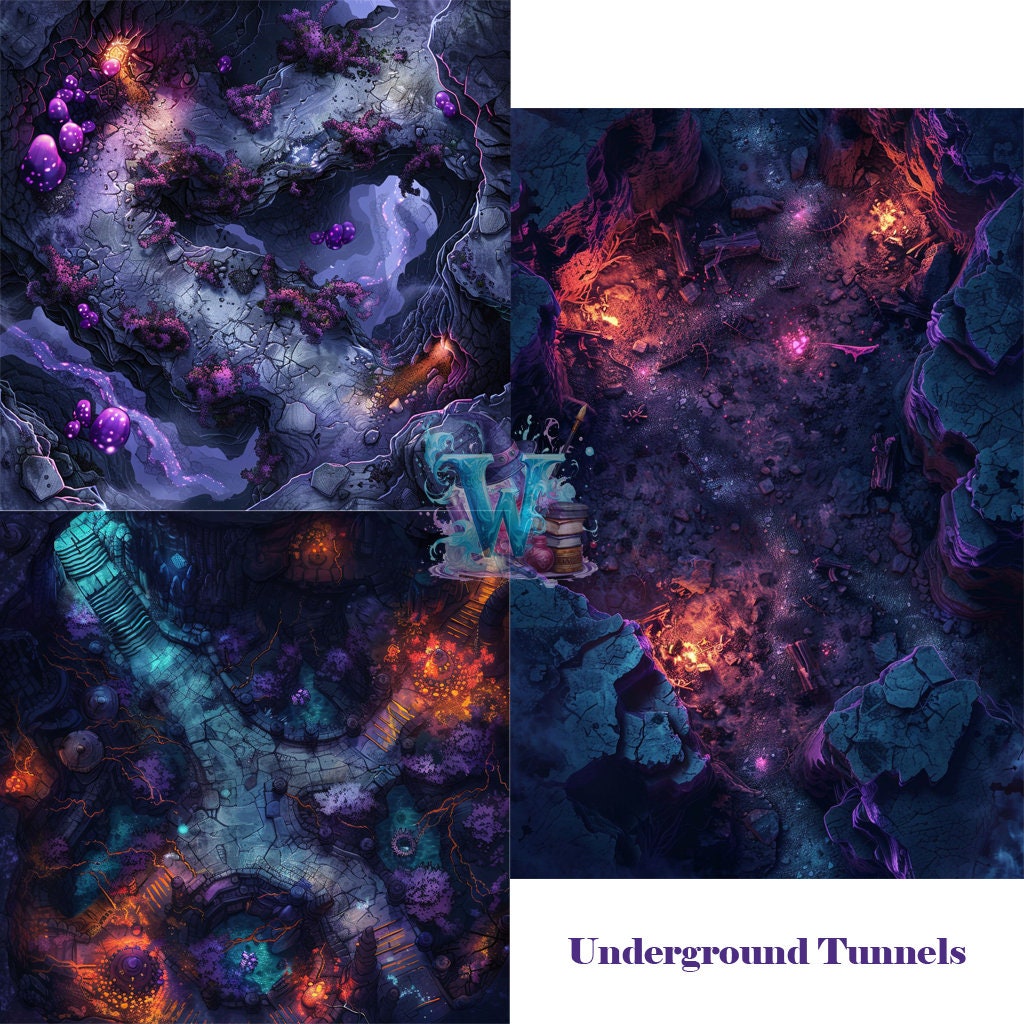 200+ Underdark Dnd Battlemap, Pathfinder, Dungeons and Dragons ...