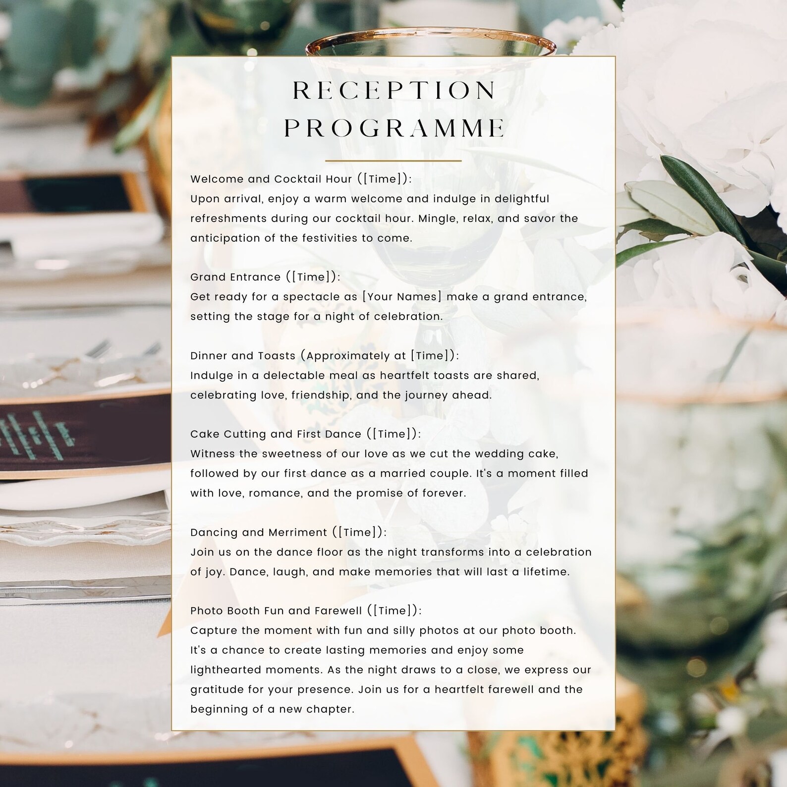 Wedding Invitation, Magazine Style Wedding Invitation , Printable ...