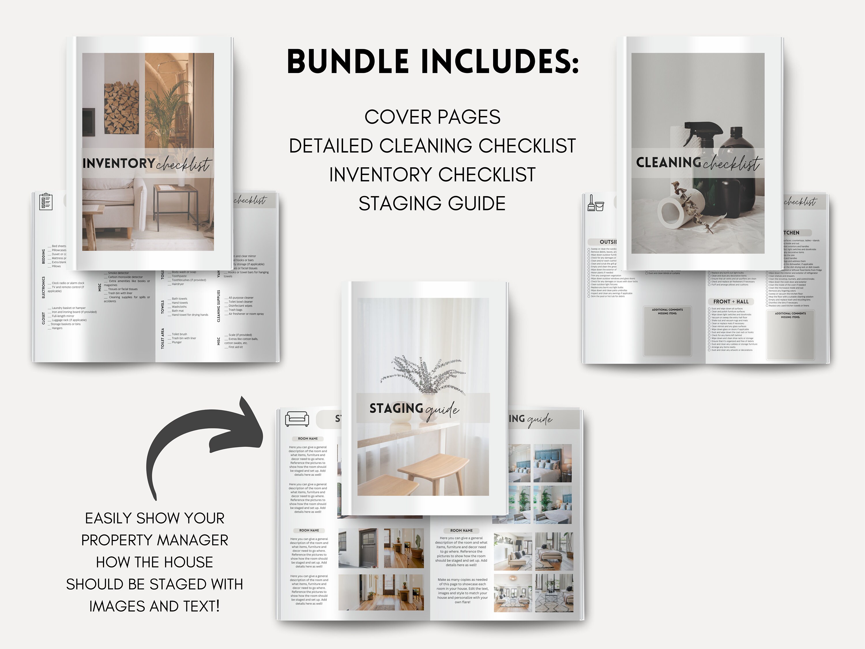 Airbnb Cleaning Checklist, Airbnb Guest Turnover Binder Template ...