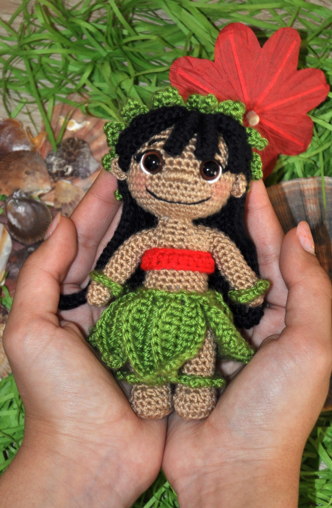 Crochet Pattern for Amigurumi Lilo, English, Spanish, Portuguese ...