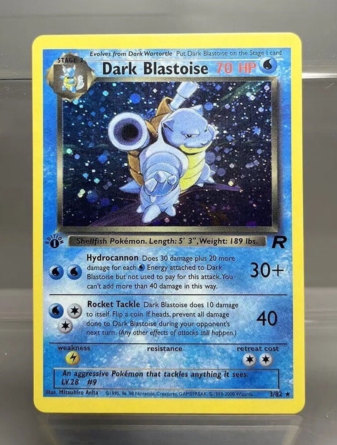 Pokemon Card 1999 Dark Blastoise First Edition Handmade Best Proxyy ...