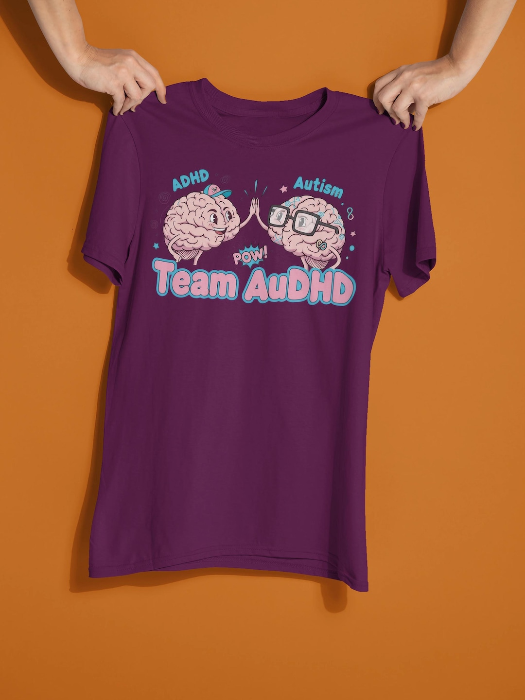 Team Audhd T-shirt | Neurodiversity Pride, Autism & ADHD Awareness - Etsy