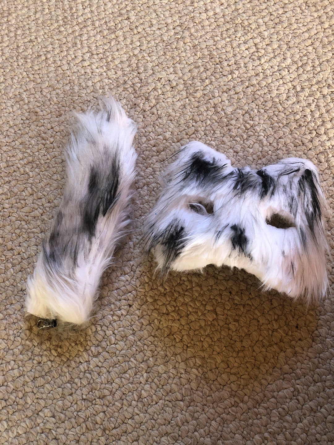 Therian Fluffy Mask and Tail - Etsy