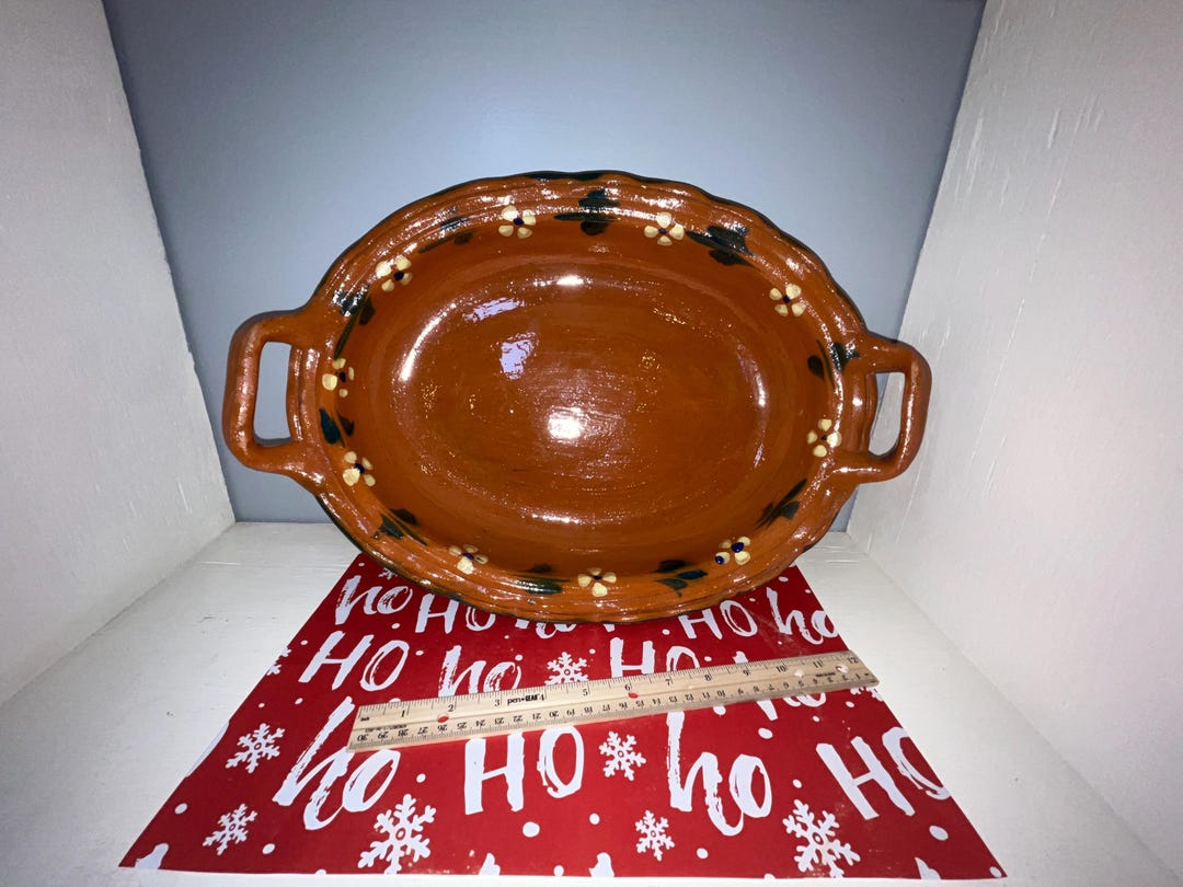 Authentic Handmade Handpainted Mexican Serving Platter - Etsy
