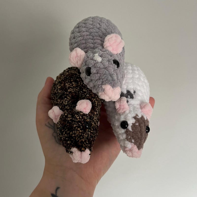 Rat Plushie - Etsy