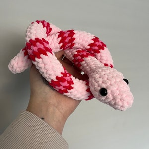 Snake | Handmade Crochet Plushie | Striped Snake | Reptile | Crochet ...