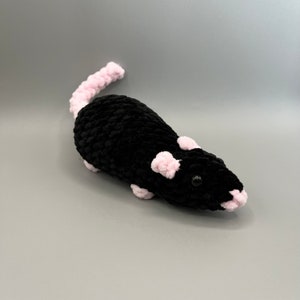 Rat | Handmade Crochet Plushie | Crochet Rat | Rodent | - Etsy UK