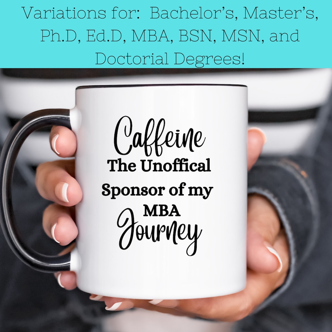 Graduation Coffee Mug, Master's Degree, Bachelor's, MSN, BSN, Ed.d ...