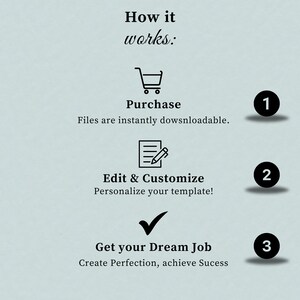 Modern 2024 Resume Template Application for Word Inclusive Cover Letter ...