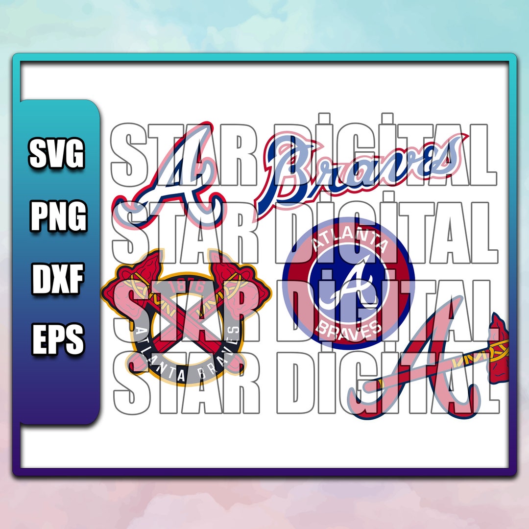 Atlanta Bravess SVG PNG, Svg Sports Files, Svg for Cricut, Clipart ...