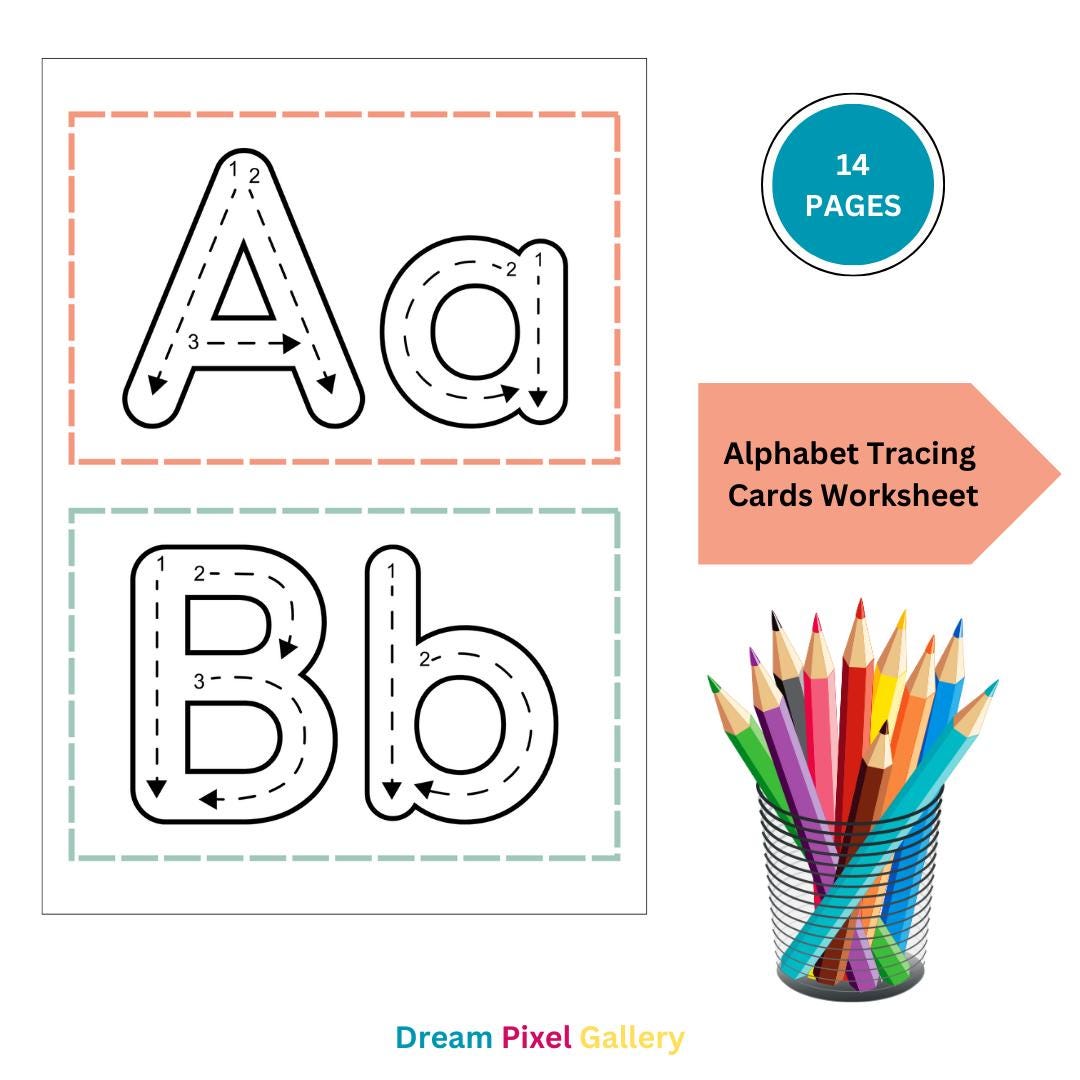 Alphabet Tracing Letters | ABC Tracing Worksheets | Printable Alphabet ...