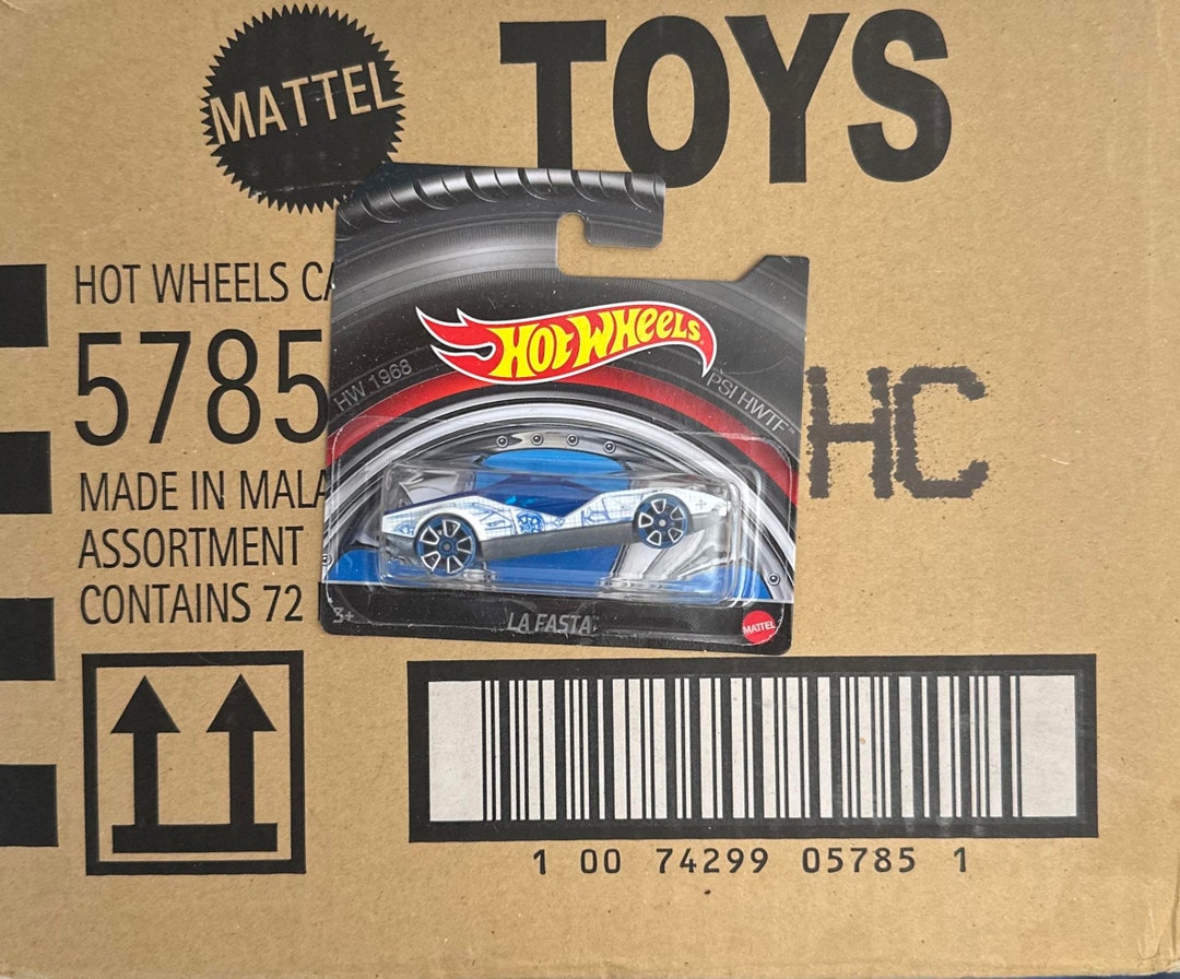 Hot Wheels La Fasta Short Card RED LINE RARE - Etsy