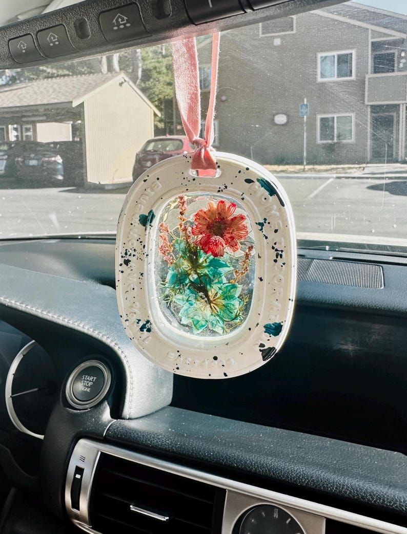 Hand Pressed Flower Diffuser Stones Set, One of Kind, Naturally Made ...