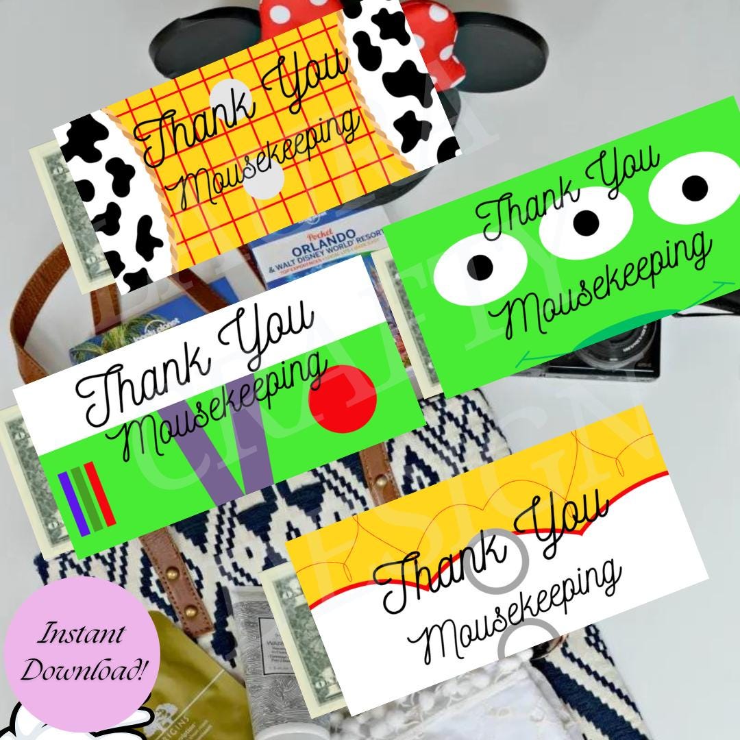 Thank You Mousekeeping, Cast Appreciation Cash Envelopes, Pack of 4 ...