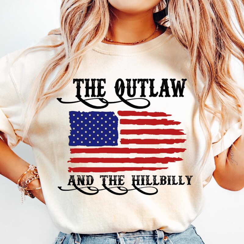 Outlaw and Hillbilly Tshirt - Etsy