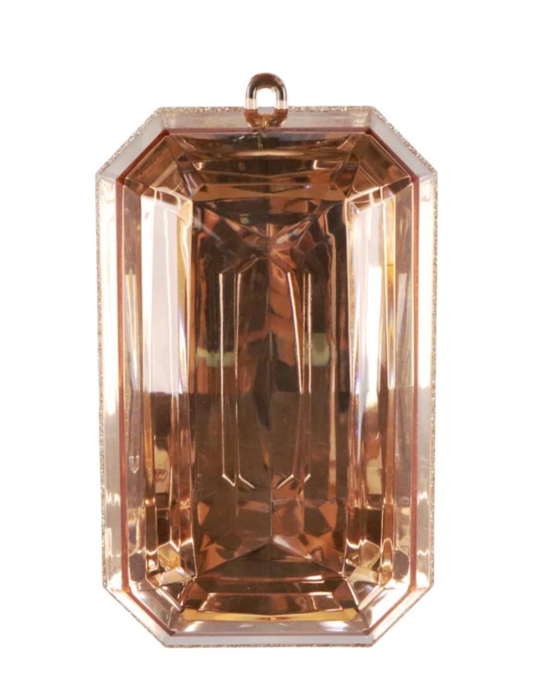 Rose Gold Rectangle Farrisilk Jewel - Etsy