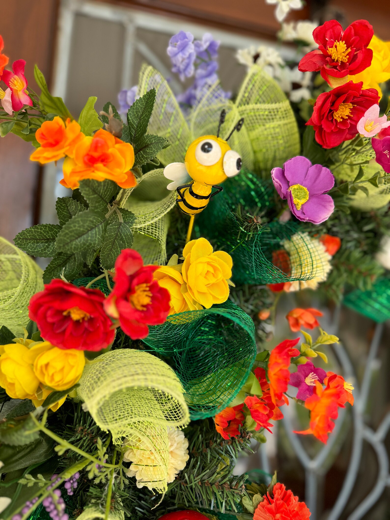 Toadally Adorable Frog Wreath, Spring Floral Wreath, Frog Wreath - Etsy