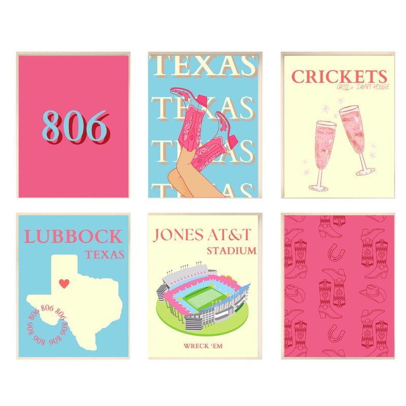Texas Poster - Etsy