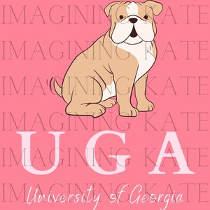 University of Georgia Wall Dorm Decor UGA Bulldogs Dorm Wall Posters ...