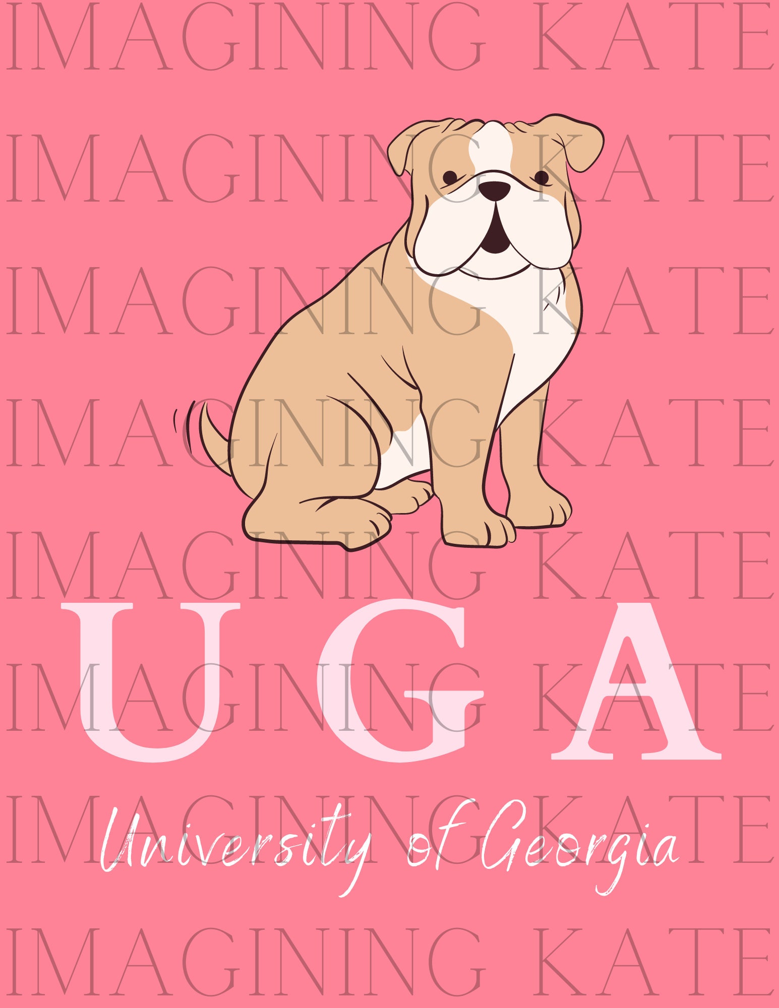 University of Georgia Wall Dorm Decor UGA Bulldogs Dorm Wall Posters ...