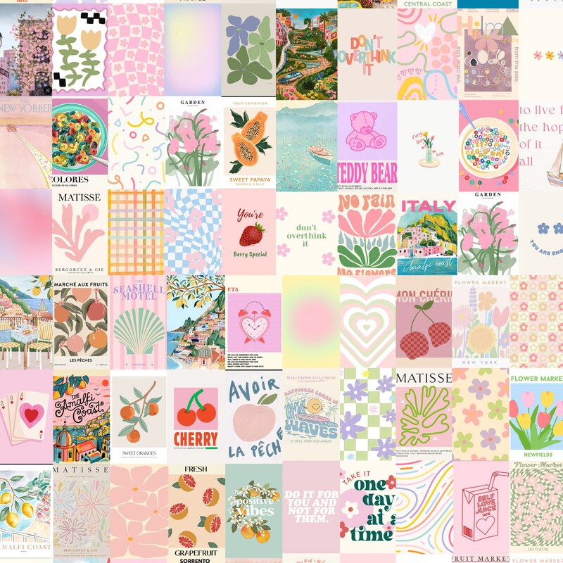 Preppy Photo Collage - Etsy