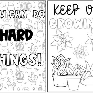 Printable Affirmations for Kids to Color - Etsy