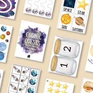 Outer Space Morning Basket Digital Download, Homeschool Printable | Pre ...